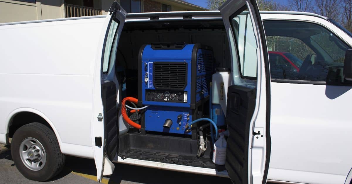Carpet Cleaning Vehicles